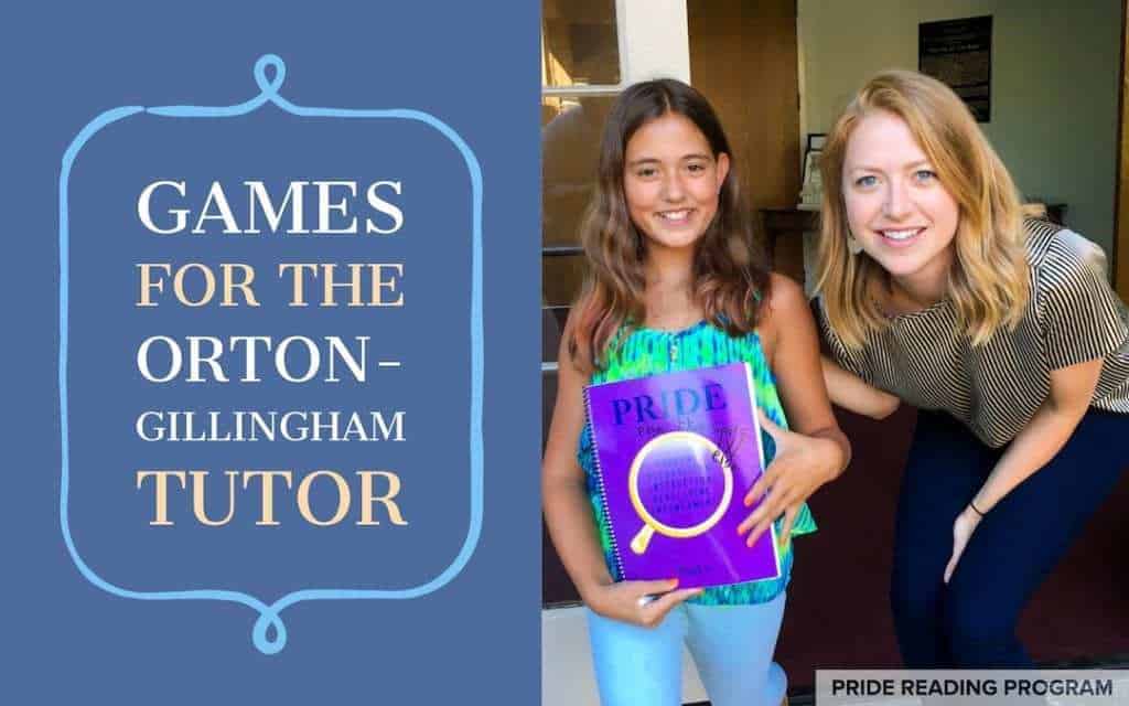 Orton-Gillingham Tutor Games: Fun Multisensory Activities