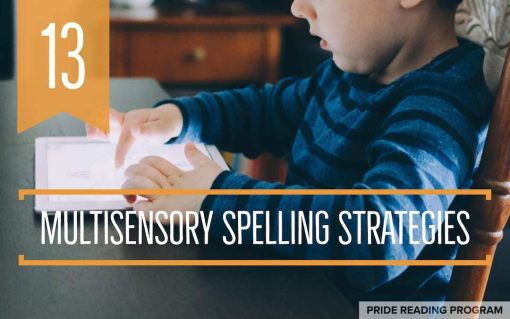 Multisensory Spelling Strategies - Structured Literacy | Pride Reading ...