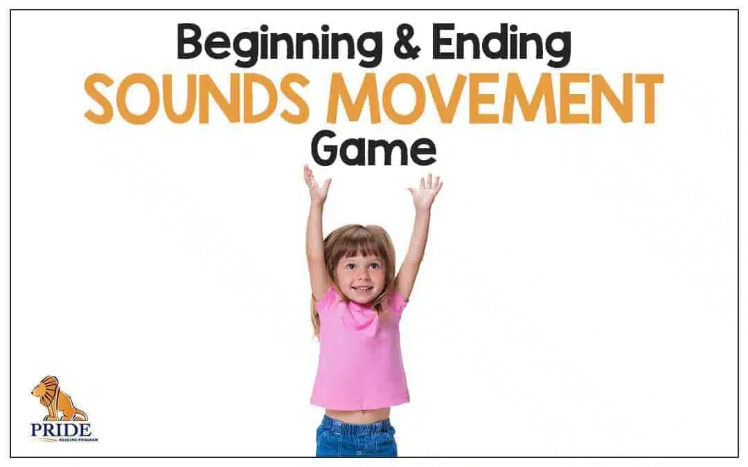 Beginning and Ending Sounds Movement Game - Structured Literacy | Pride ...