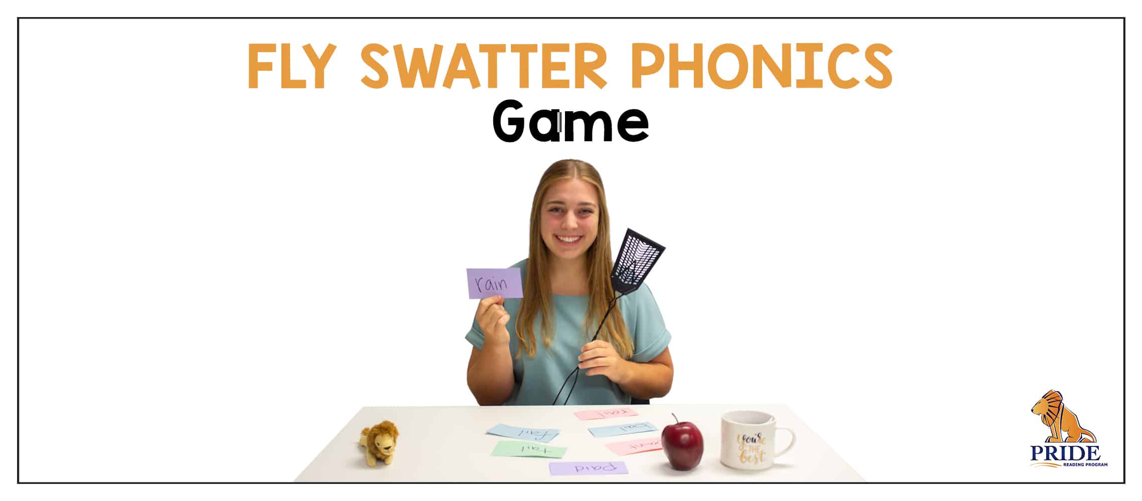 Fly Swatter Phonics Game - Structured Literacy | Pride Reading Program