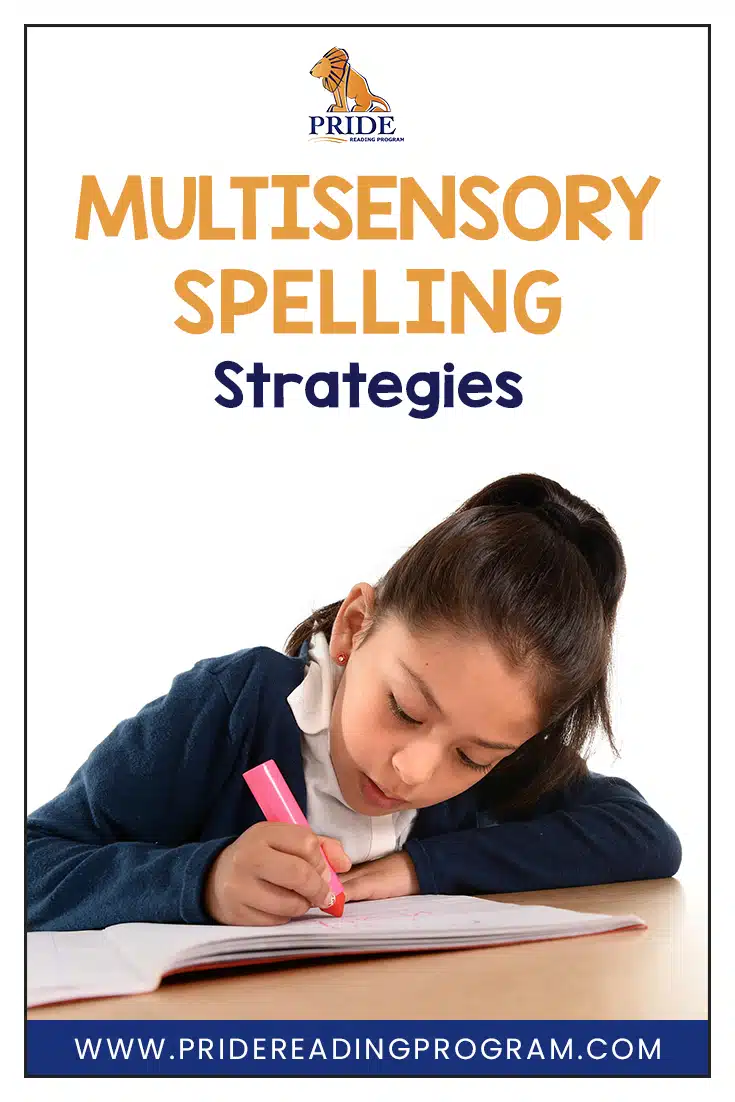 Multisensory Spelling Strategies - Structured Literacy | Pride Reading ...