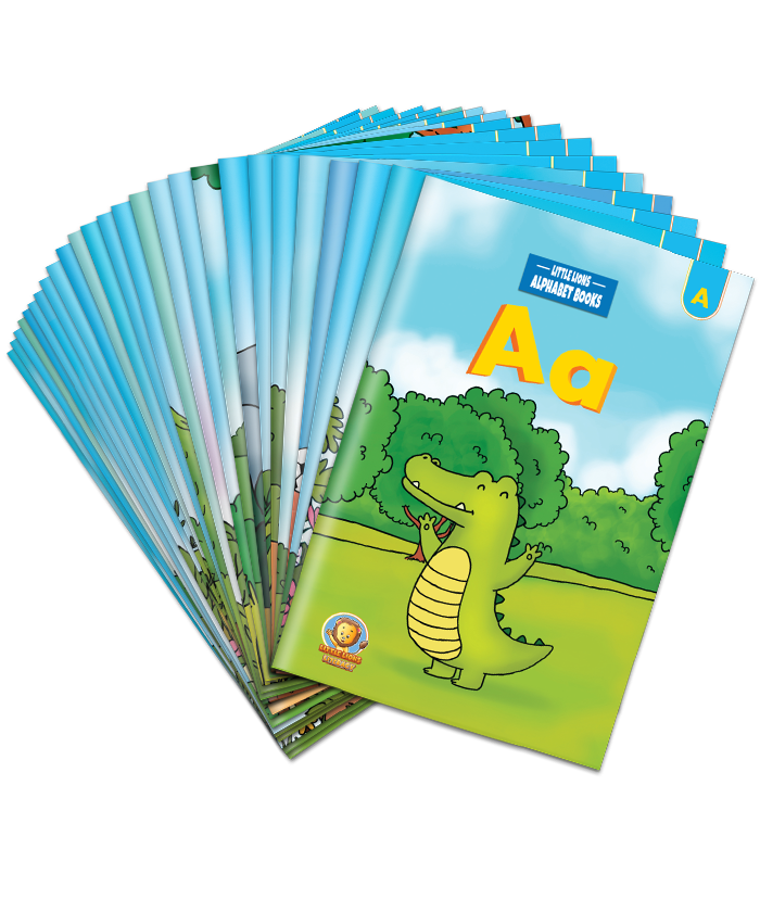 Alphabet Books: Little Lions 26-Book Set for Early Readers