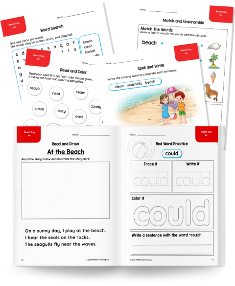 Practice Book 3: 96 Worksheets on Advanced Phonics Skills