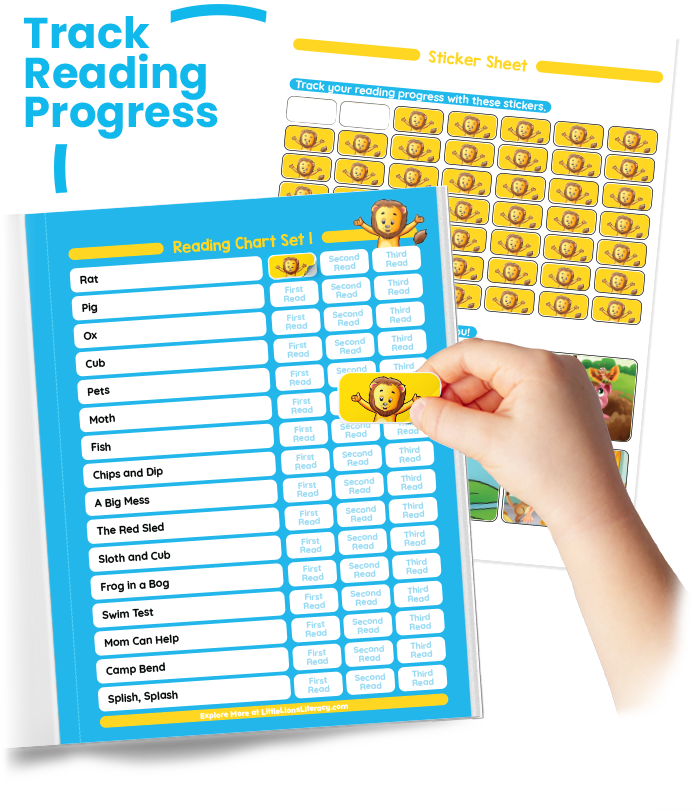 Little Lions Phonics Worksheets for Kids | PRIDE Reading