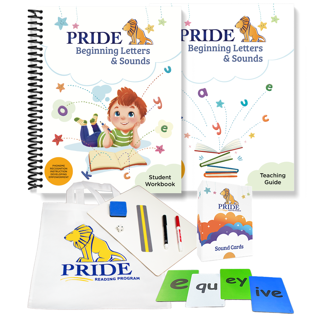 PRIDE Beginning Letters & Sounds Program Kit - Pre-K (Odyssey Scholarship Edition) - Structured ...
