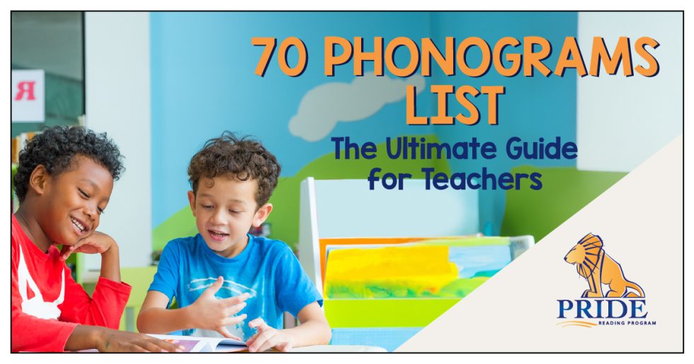 70 Phonograms List for Reading | PRIDE Program