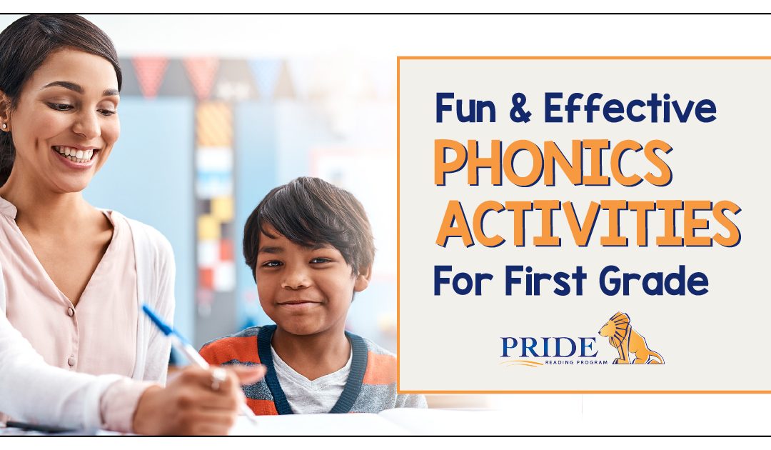 Fun & Effective Phonics Activities for First Grade - Structured Literacy | Pride Reading Program