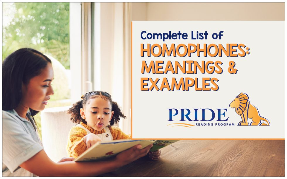 Homophones Meaning Explained | Complete List for Parents & Teachers