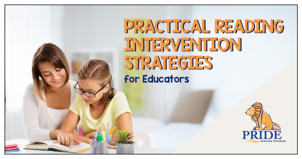 Practical Reading Intervention Strategies for Educators - Structured Literacy | Pride Reading ...