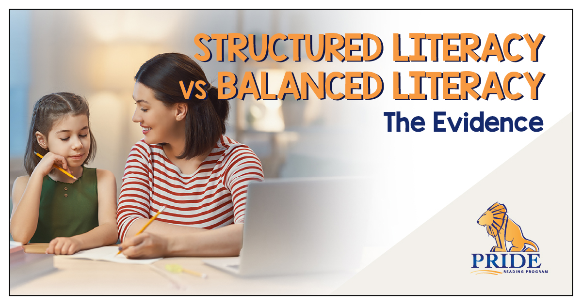 Structured Literacy vs. Balanced Literacy: The Evidence - Structured ...